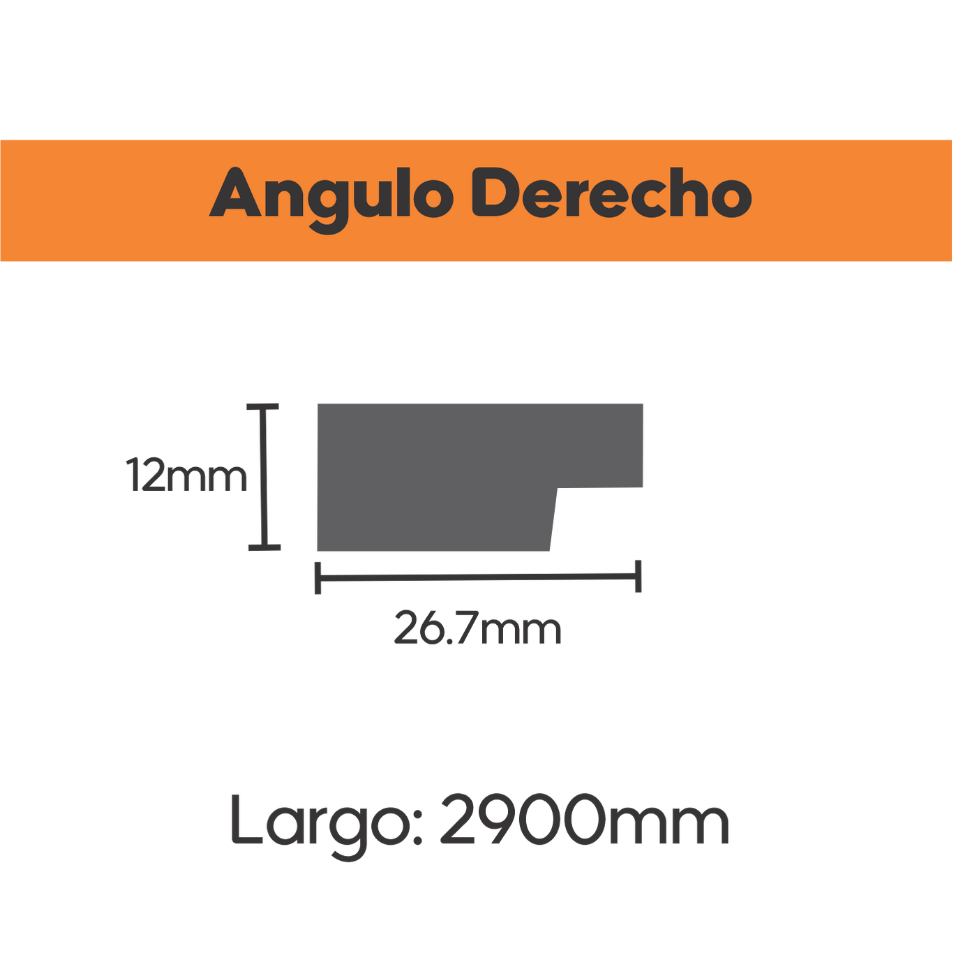 Terminacion Revestimiento de Pared - Angulo Derecho - Lapacho — MAXIPISO