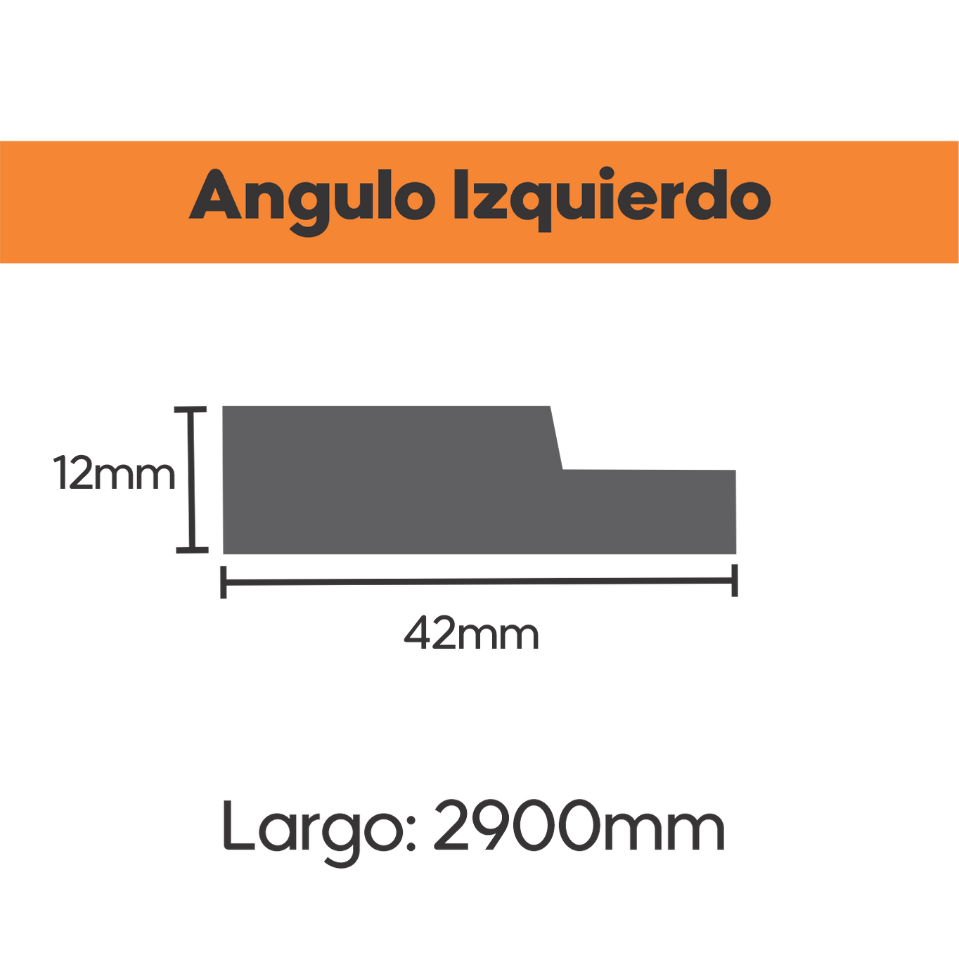 Terminacion Revestimiento de Pared - Angulo Izquierdo - Teca — MAXIPISO