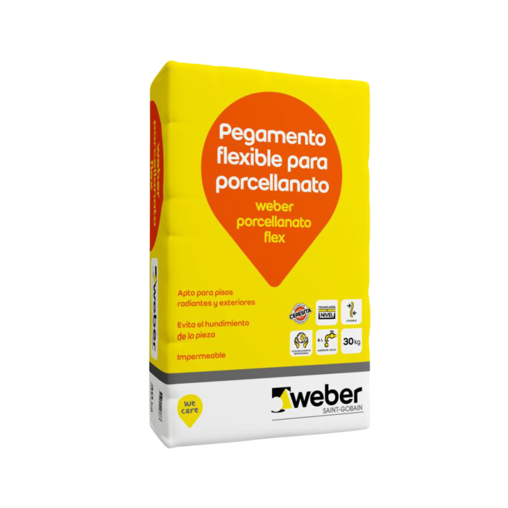 Pegamento Weber Porcelanato Flex — MAXIPISO